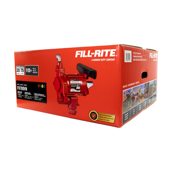 FR700VN FILLRITE 115 VOLT PUMP PUMP ONLY EA – CHS Petroleum