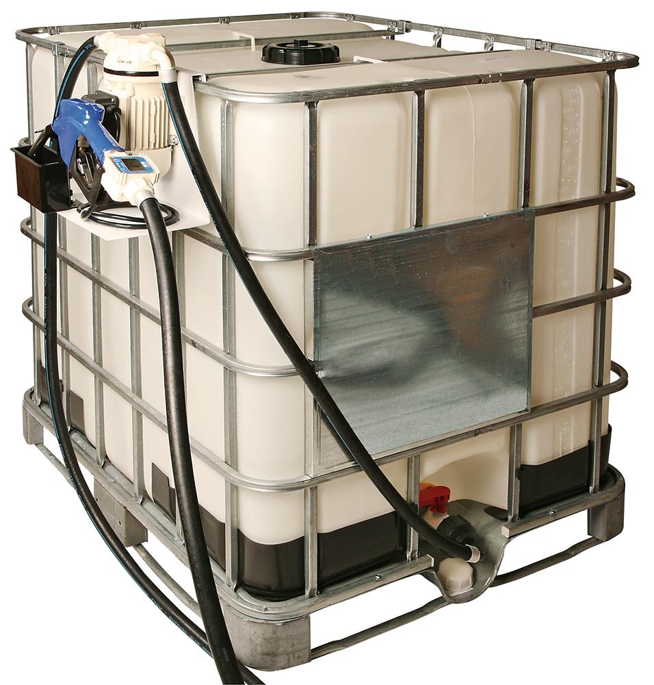 Bottom Draw IBC Tote System w/ Auto Nozzle, Meter, & 12' Hose (115 VAC ...